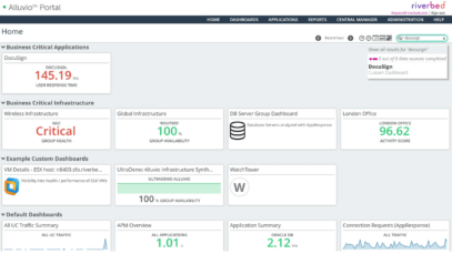 Integrated Network and Application Insights | Riverbed Portal | Riverbed