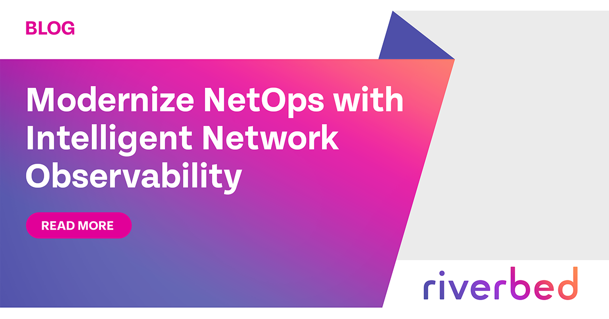 Modernize NetOps with Intelligent Network Observability