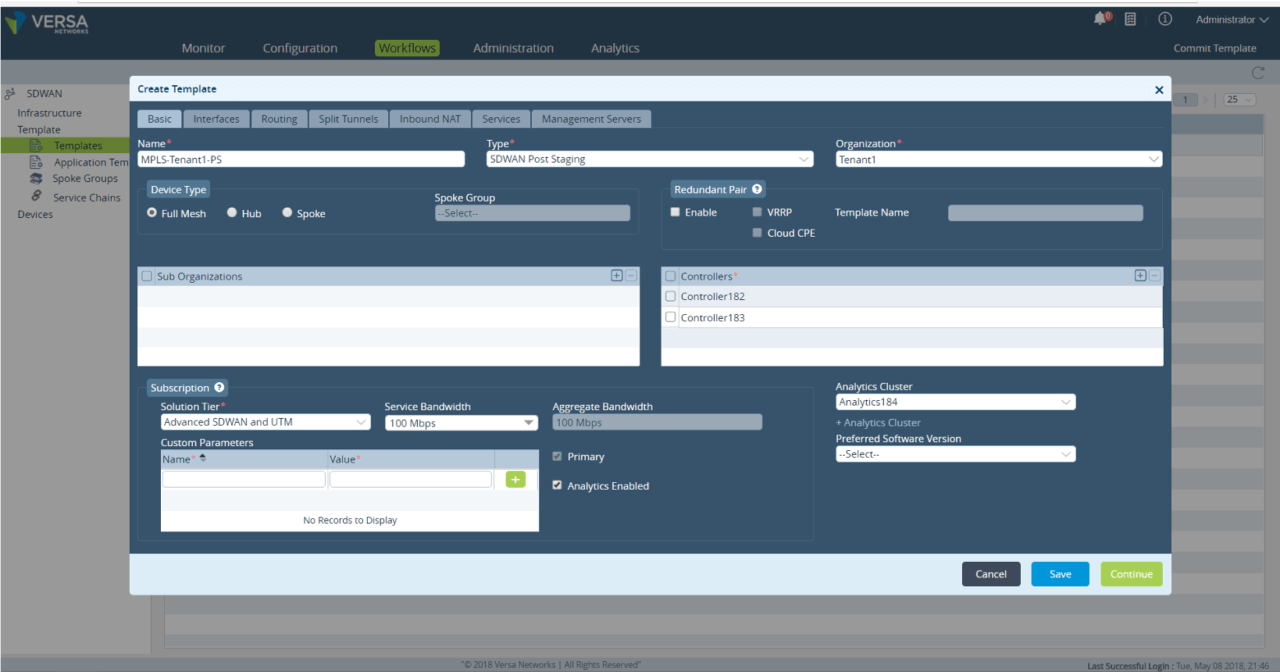 SD-WAN Templates | SD-WAN Configuration and Deployment Templates | Riverbed